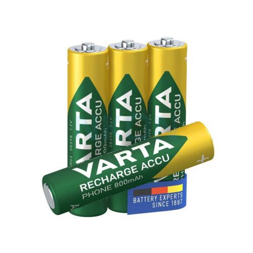 4 AAA Varta Recharge Accu Power 800mAh