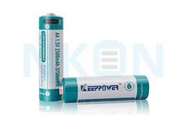 2x Keeppower 14500 2500mAh (protected) - 2A - USB-C - 1.5V